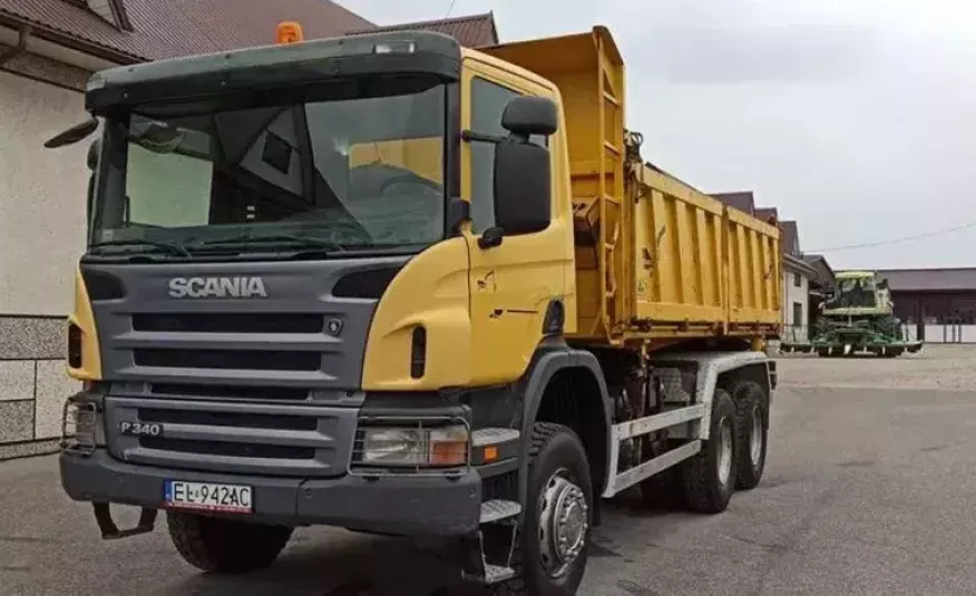Scania 6x6 P340 WYWROTKA 3 STRONNA getruck.eu 2007r 170 000km