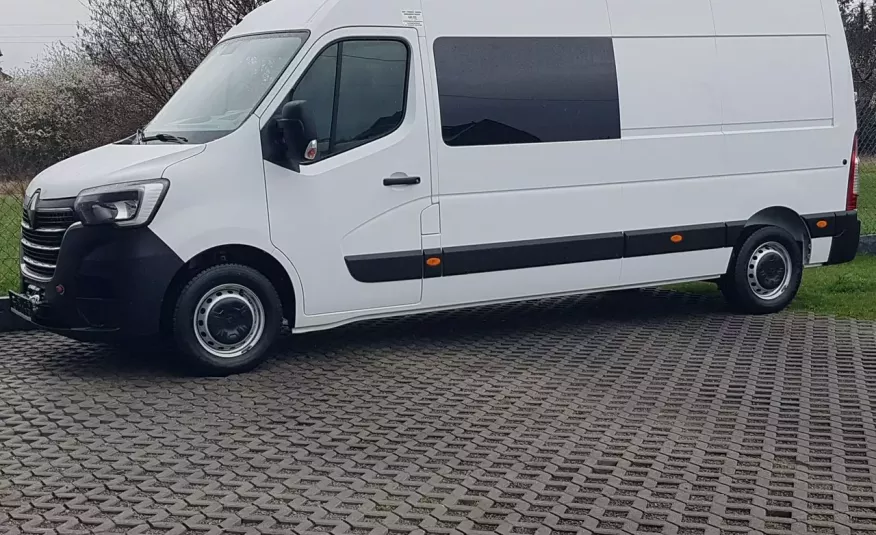 Renault Master 6 OSÓB L3H2 DŁUGI WYSOKI KLIMA BRYGADÓWKA KRAJOWY DMC ...