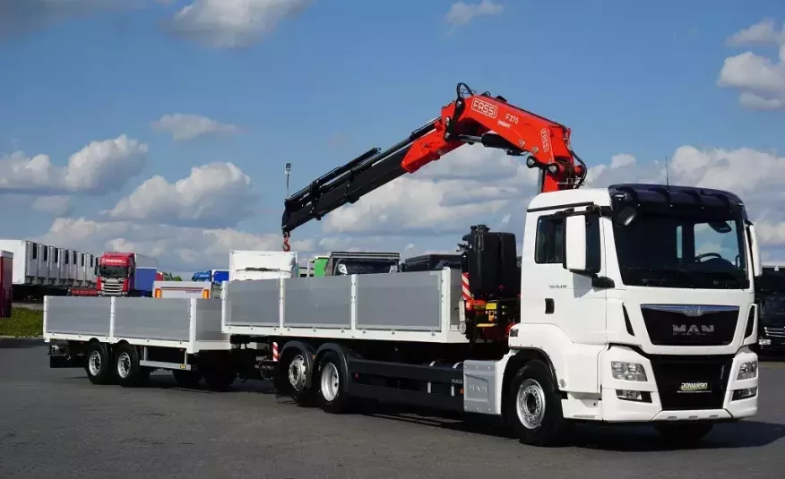 MAN TGS / 26.440 / E 6 / SKRZYNIOWY + HDS / FASSI F 275 / WYSIĘG 16.85 ...