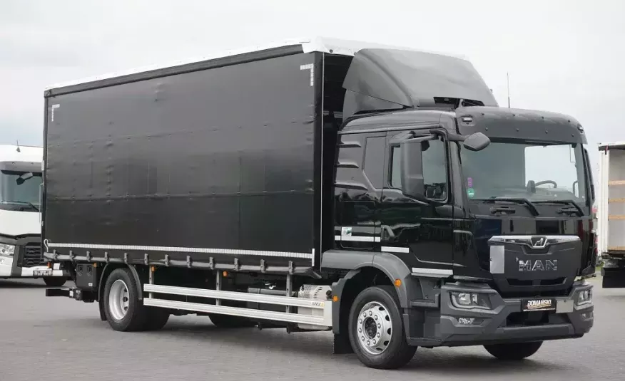 MAN TGM / 18.290 / ACC / E 6 / FIRANKA + WINDA / ŁAD. 9940 KG / 17 ...